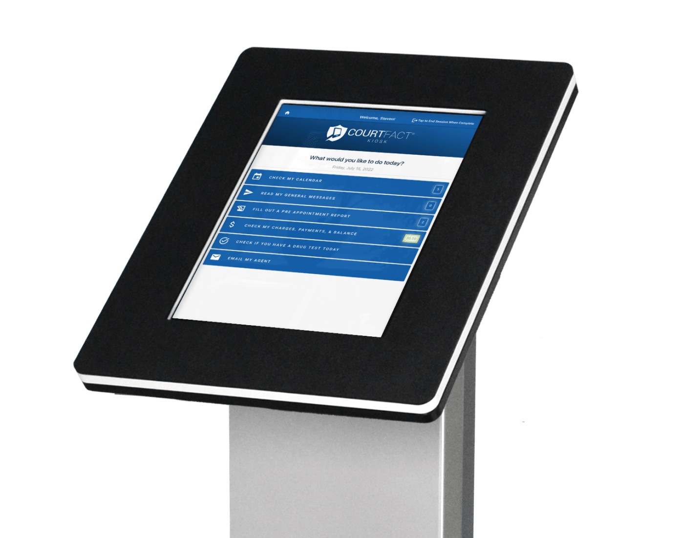 Kiosk Solution: In-Office Accessibility for Clients | CourtFact
